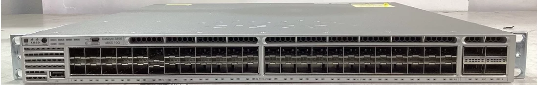 Cisco WS-C3850-48XS-S Catalyst 3850 48 Port 10G Fiber Switch IP Base