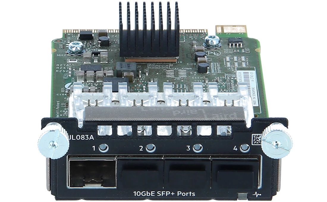 HPE JL083-61001 Aruba 3810M/2930M 4-port 100M/1G/10G SFP+ MACsec Module