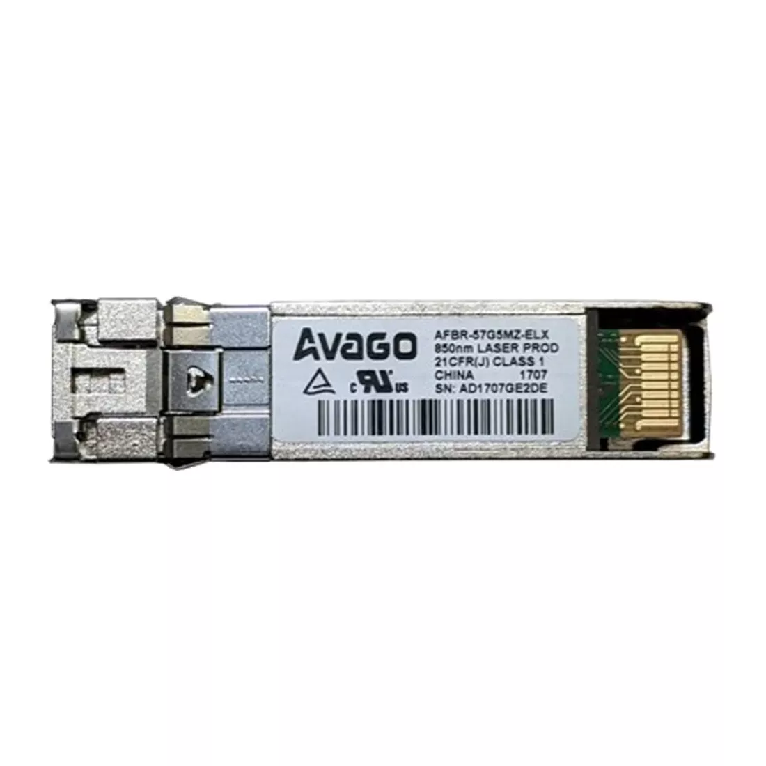 Avago AFBR-709SMZ-ELX 10Gb 850nm SFP+ Small Form Factor Pluggable ...