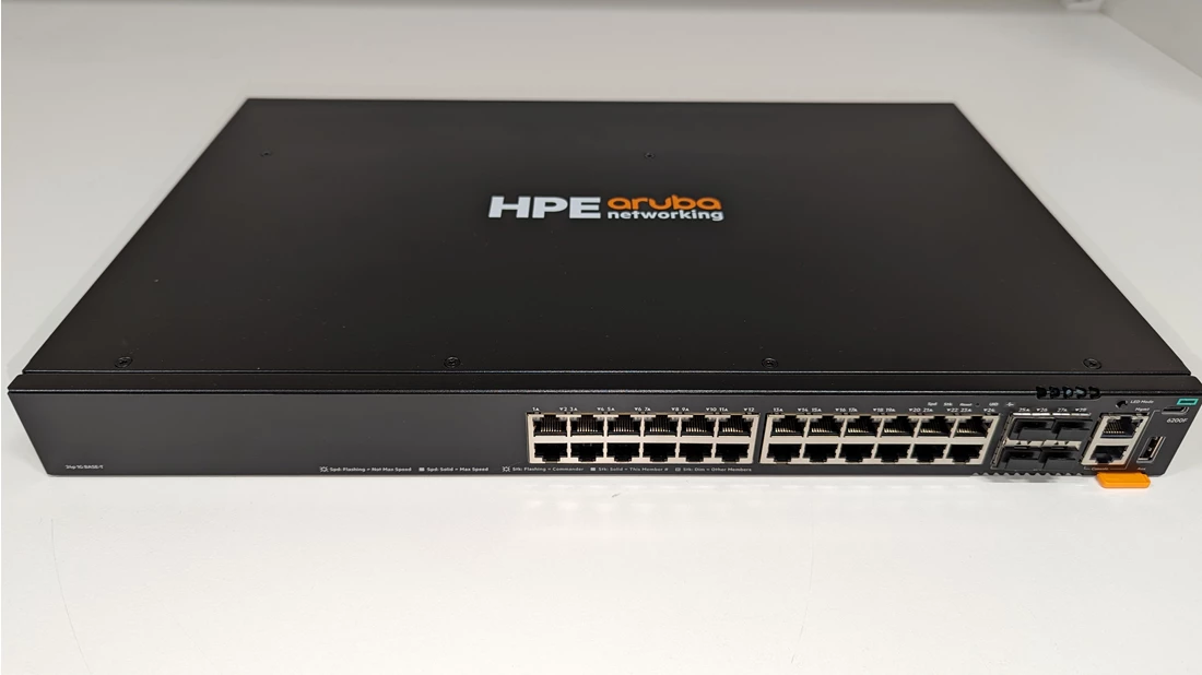 HPE JL724B#ABA Aruba Networking CX 6200F 24G 4SFP+ Switch