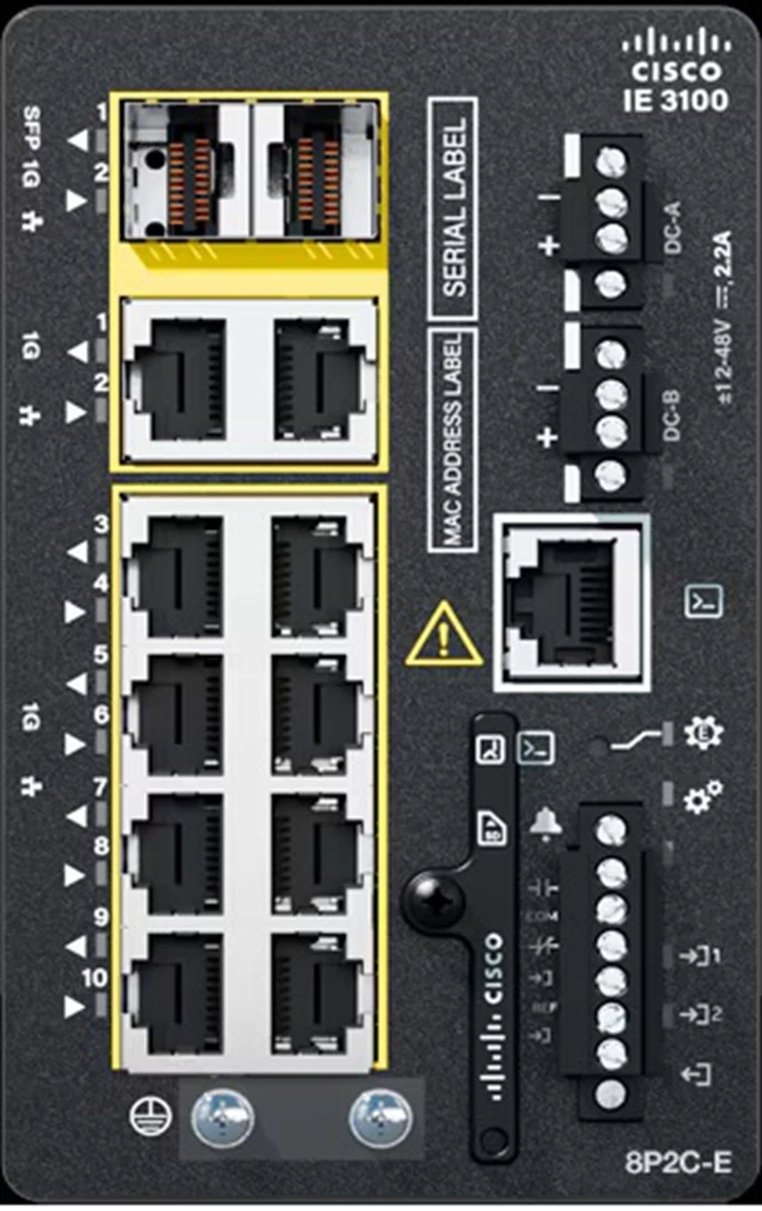 Cisco IE-3100-8P2C-E Catalyst IE3100 Rugged Series 10 Ports Ethernet Switch