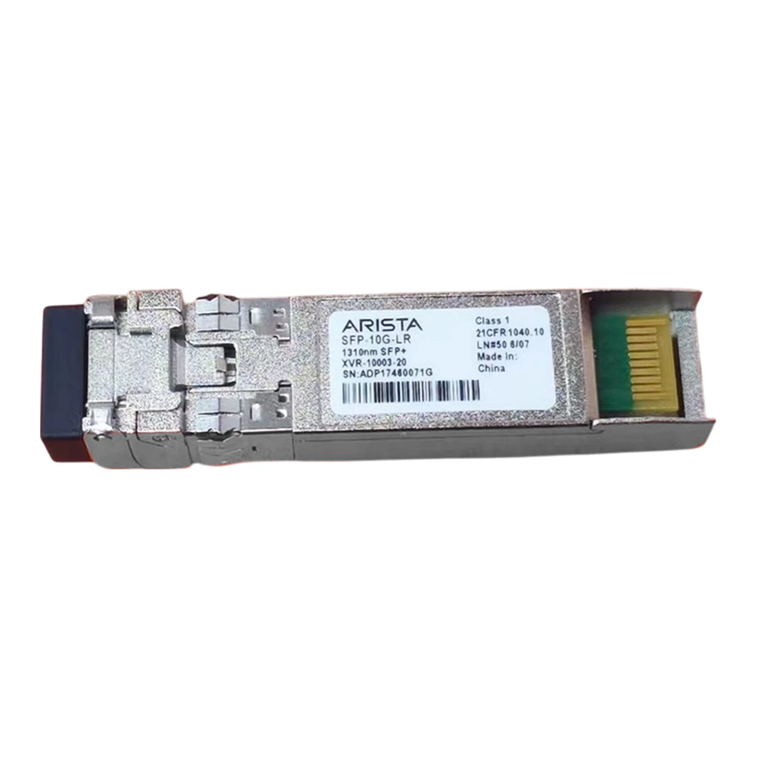 Arista XVR-10003-20 SFP-10G-LR 10GBASE-LR 1310nm 10km SFP+ Transceiver ...