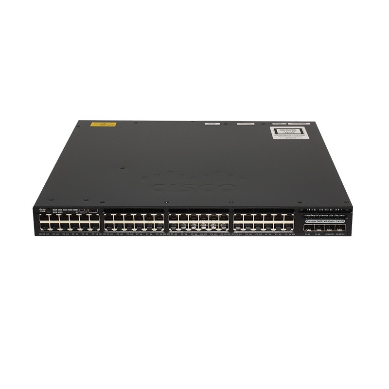 Cisco Catalyst WS-C3650-48PD-L Ethernet Switch 48 Port PoE 2x10g Uplink ...