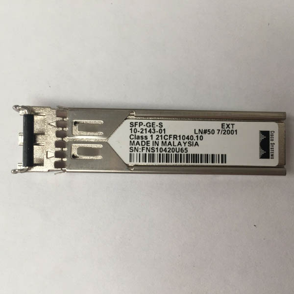 Cisco SFP-GE-S 1000BaseSX SFP w/ Dig Opt Monitoring New.
