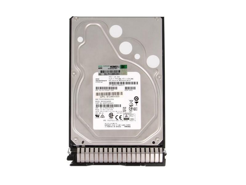 HPE MB004000JWFVP Midline Hard Drive 4 TB SAS 12Gb/s New F/s