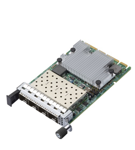 Broadcom BCM957504-N425G Quad-Port 25 Gb/s SFP28 Ethernet PCI Express 4.0 x16 OCP 3.0 SFF ...