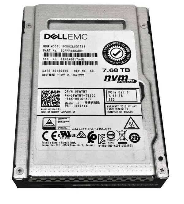 NVMe SSD 7.68TB