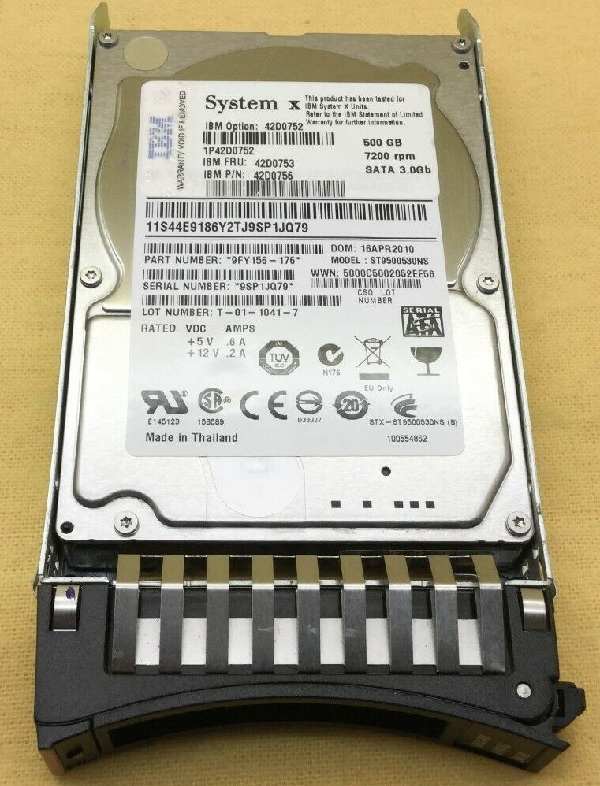 SATA-3GBPS HARD DRIVES W-TRAY - ServerSupply.com