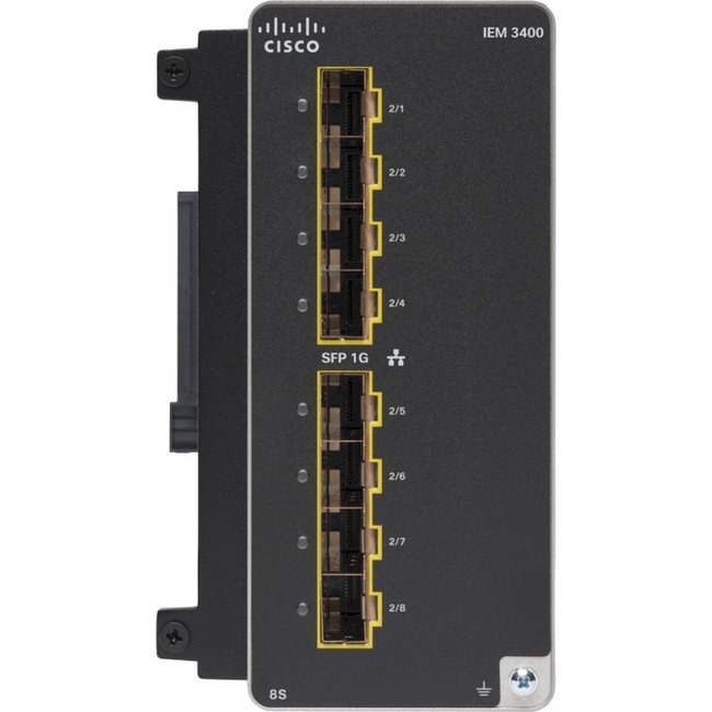 Cisco IEM-3400-8S Catalyst IE3400 Rugged Industrial Ethernet Switch ...