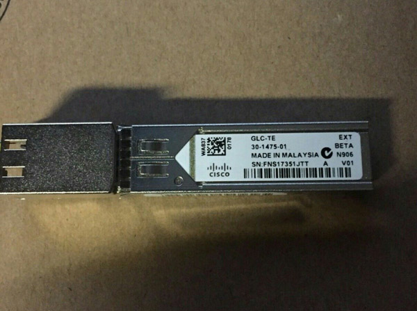 Cisco 30-1475-01 SFP Mini-GBIC Transceiver Module Rj-45 Extended Temp Ref
