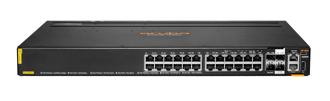 HPE R8Q68A Aruba 6200M 24G Class4 PoE 4SFP+ switch