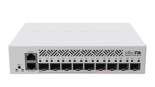 MikroTik CRS310-1G-5S-4S+IN Cloud Router Switch