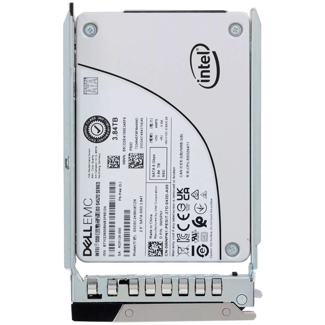 Dell WNPN1 SATA-6Gbps 2.5Inch Read Intensive 1DWPD Hot-Plug SSD