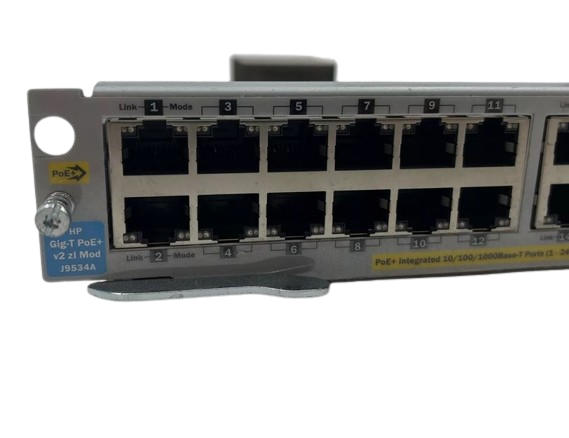 HPE J9534A 24-Port 10/100/1000 PoE+ V2 ZL Expansion Module