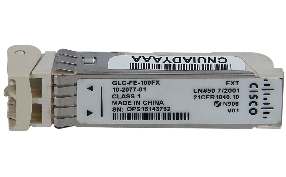 Cisco GLC-FE-100FX 100Base-FX Fast Ethernet SFP module