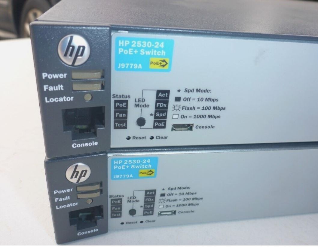 HPE J9779A Aruba 2530-24-PoE+ switch 24 ports managed rack-mountable New