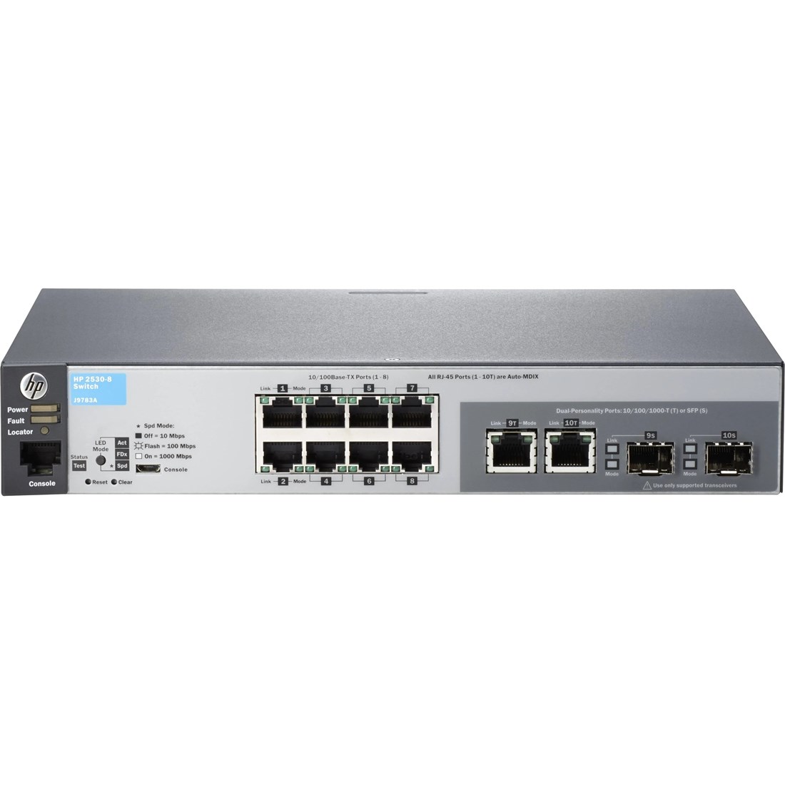 HPE J9783A 2530-8 Ethernet 8 Port Managed Switch