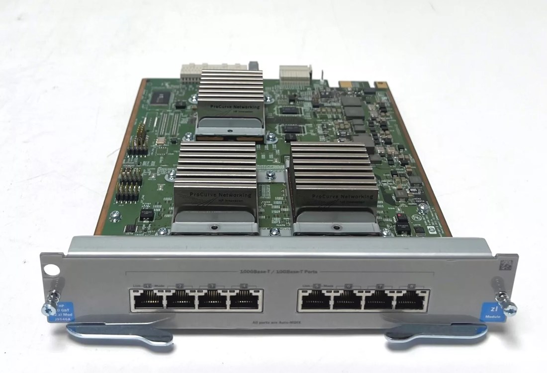 HP J9546A 8-port 10GBASE-T v2 zl Switch Module