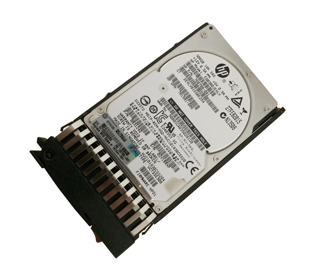 HPE J9F44A Enterprise Hard Drive 300 GB SAS 12Gb/s Refurbished