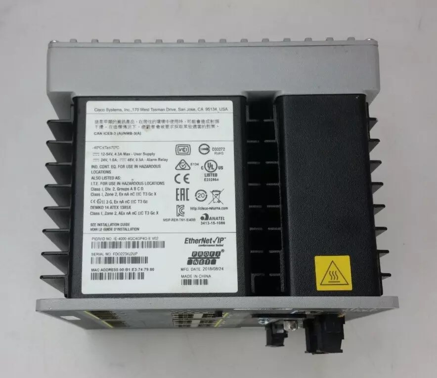 Cisco IE-4000-4GC4GP4G-E Industrial Ethernet 4000Series Managed Switch