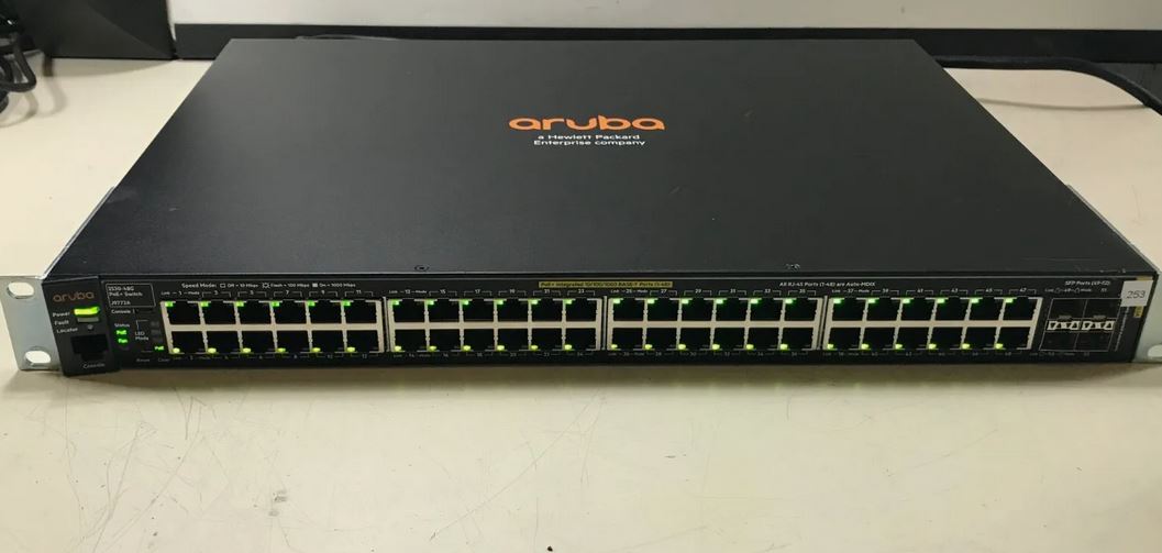 HPE J9772A Aruba 2530-48G-PoE+ 4SFP 370W 48 ports Managed Rack ...