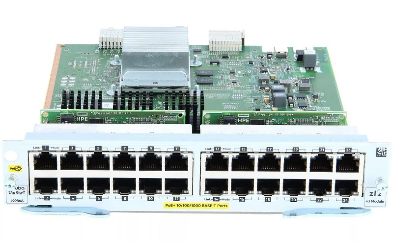 HPE Aruba J9986A 24p 10/100/1000Bt PoE+ V3 Zl2 Module RETAIL