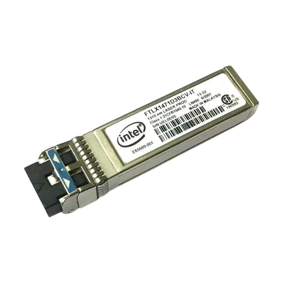Intel FTLX1471D3BCV-IT Dual Rate 10GBase-LR 1310nm SFP+ Optical ...
