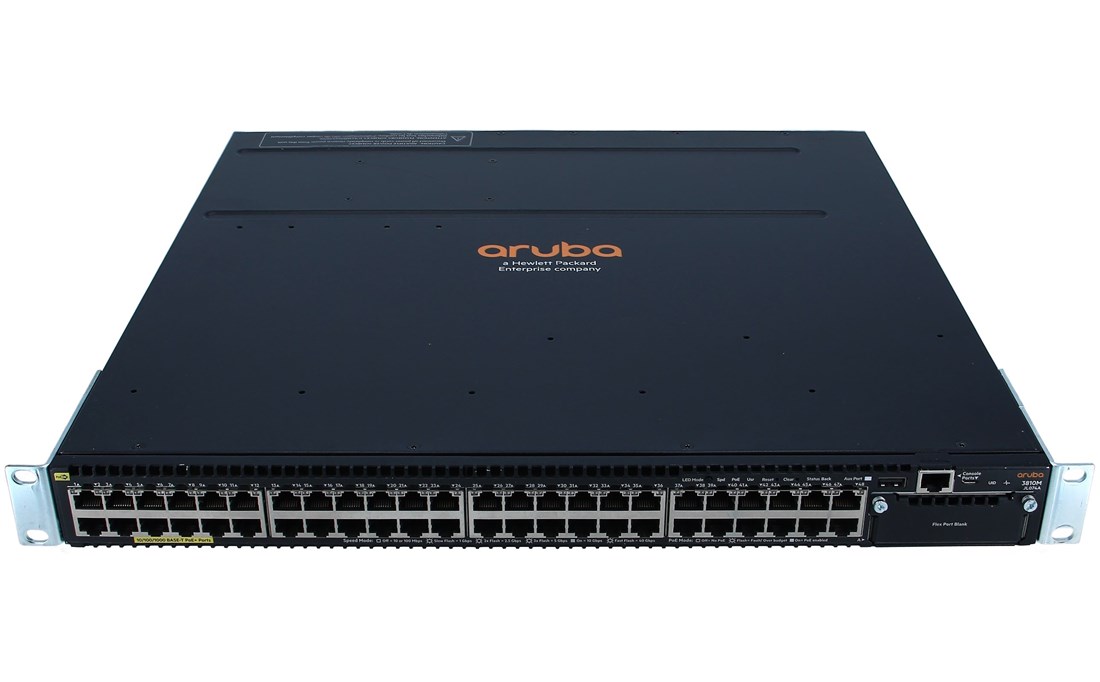 HPE JL074A Aruba 3810M 48G PoE+ 1-slot Switch f/s