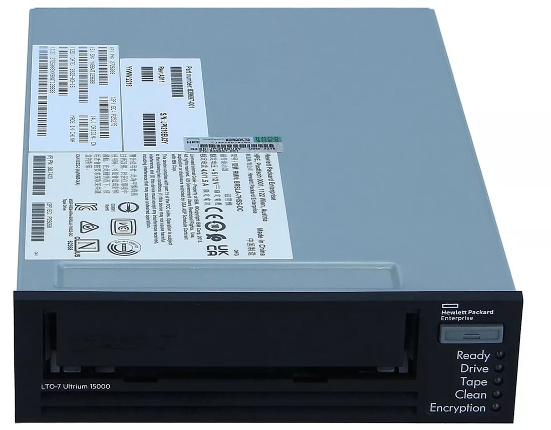 HP 839697-001 15TB LTO-7 Ultrium 15000 SAS Internal Tape Drive F/S