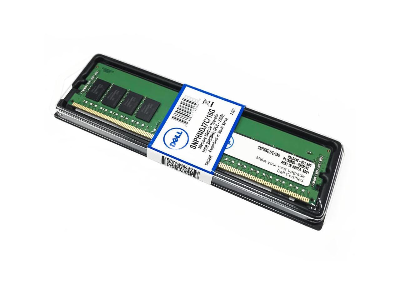 Dell HNDJ7 16GB 2Rx8 PC4-19200 2400MHz ECC RDIMM Memory Module Brand New