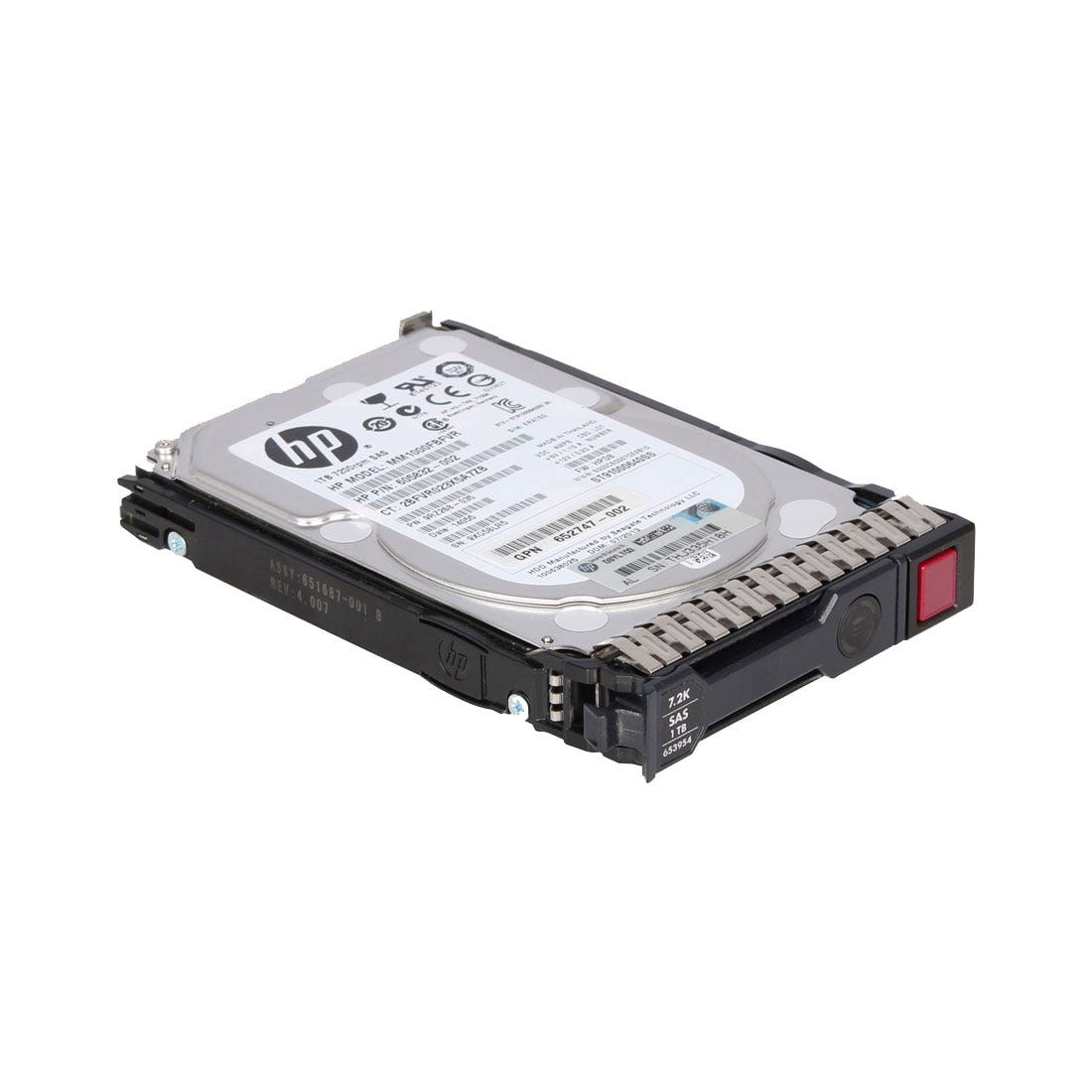 HPE 652749-B21 Midline Hard drive 1 TB SAS 6Gb/s Refurbished