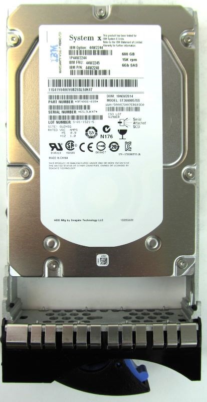 IBM 44W2245 Hard drive 600 GB SAS 6Gb/s Refurbished