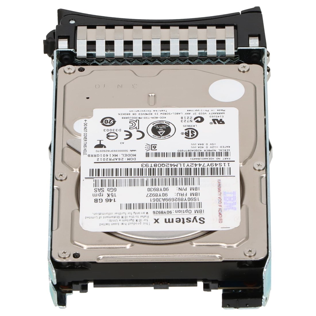 IBM 90Y8927 Hard drive 146 GB SAS 6Gb/s Refurbished