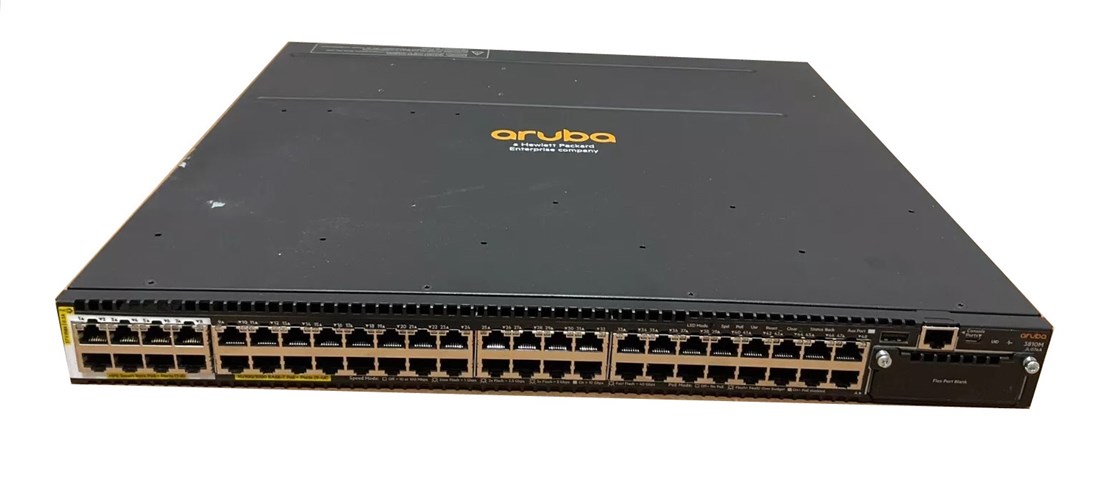 HPE JL076A Aruba 3810M 40G 8 Smart Rate PoE+ 1-slot Switch