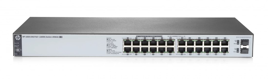 HPE OfficeConnect J9983A 1820-24G-PoE+ (185W) Switch