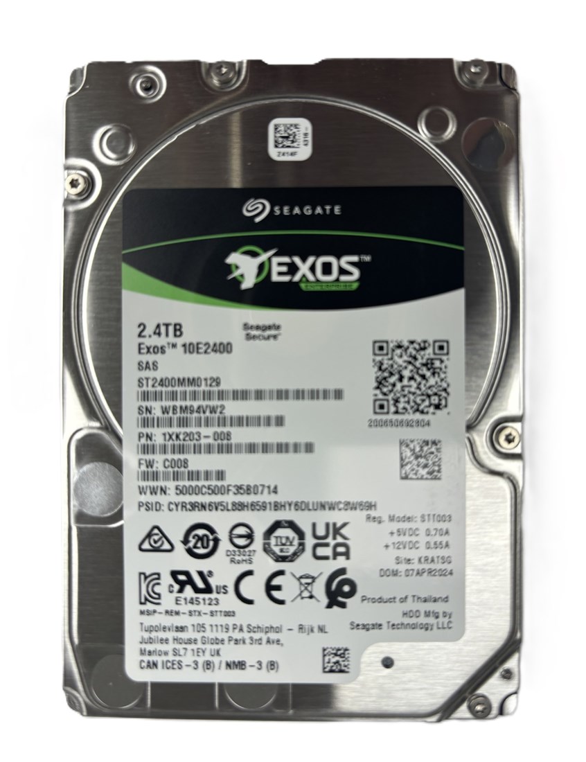 Seagate ST2400MM0129 Exos 10E2400 2.4TB SAS-12Gbps 512e 2.5inch HDD ...
