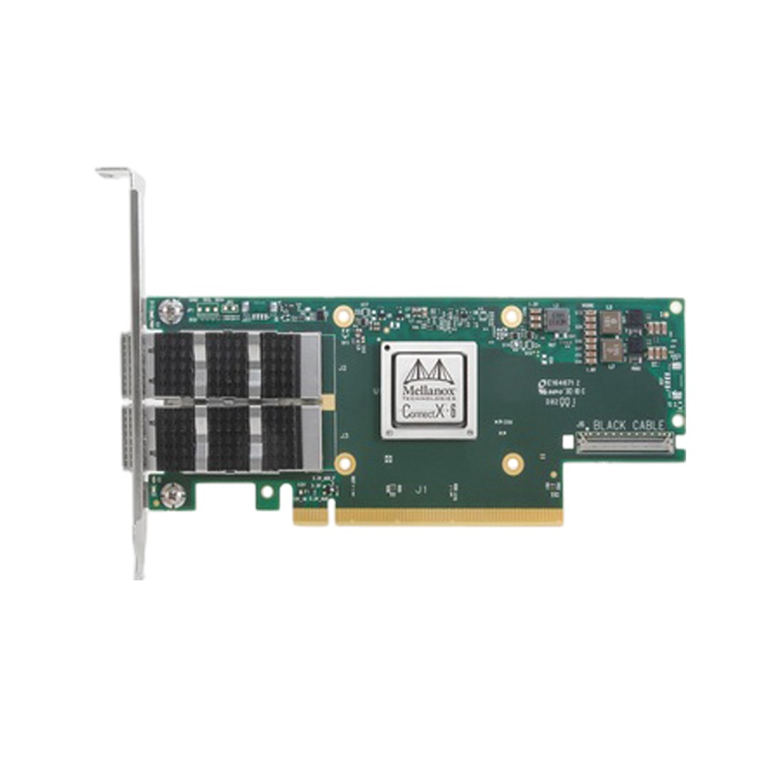 Mellanox MCX653106A-ECAT ConnectX-6 VPI Adapter Card HDR100 EDR IB and ...