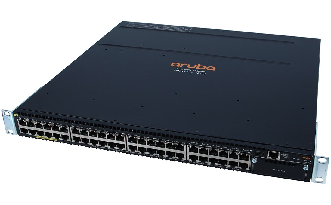 HPE JL074A Aruba 3810M 48G PoE+ 1440W 1-slot Switch NEW