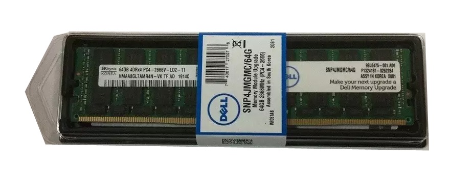 Dell A9781930 64GB 4Rx4 PC4-2666V DDR4-21300 Memory Brand New