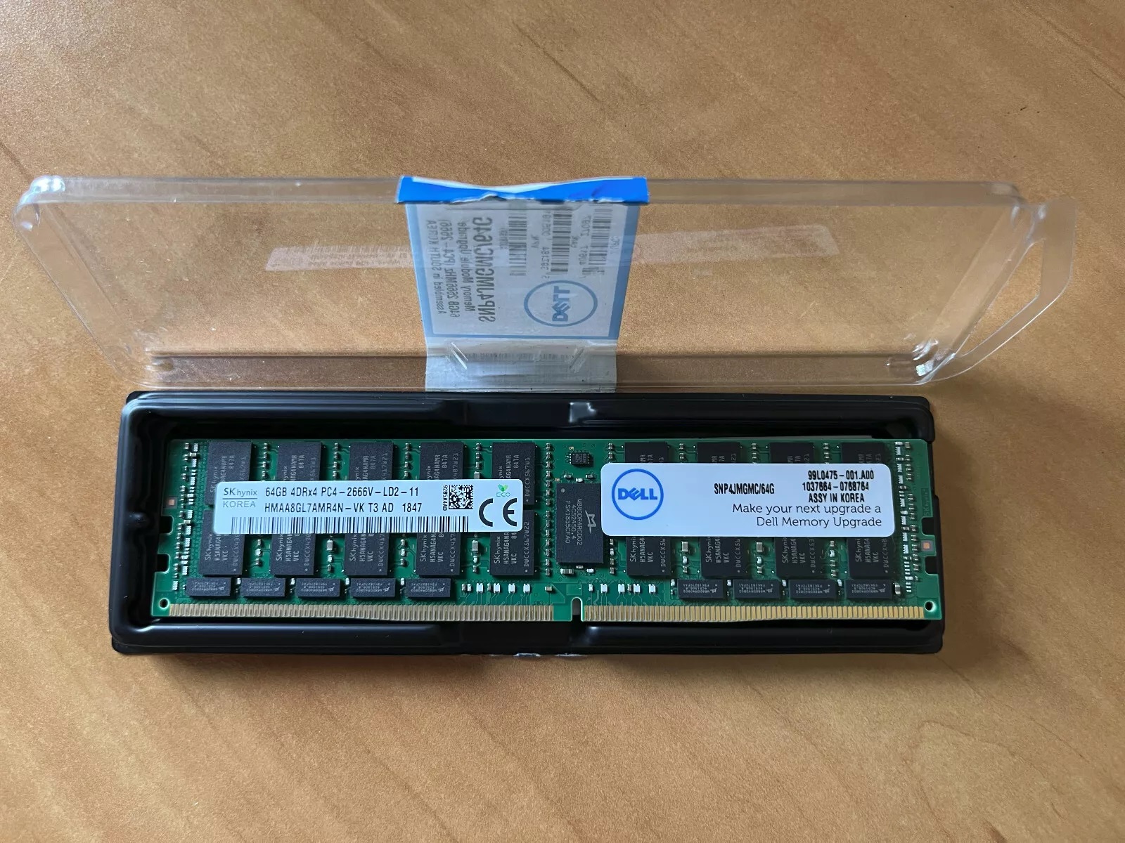 Dell A9781930 64GB 4Rx4 PC4-2666V DDR4-21300 Memory Brand New