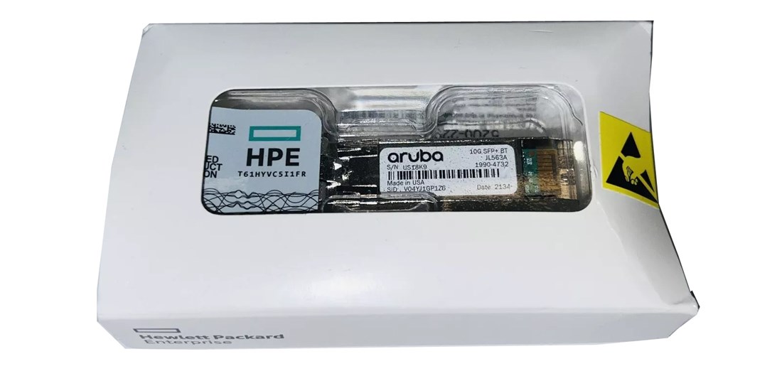 HPE Aruba JL563A 10Gbase-T SFP+ RJ45 30m Cat6A Transceiver