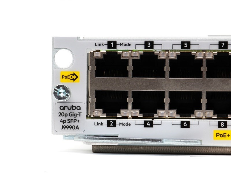 HPE Aruba J9990A 20P PoE+ 4P SFP+ V3 Zl2 Module