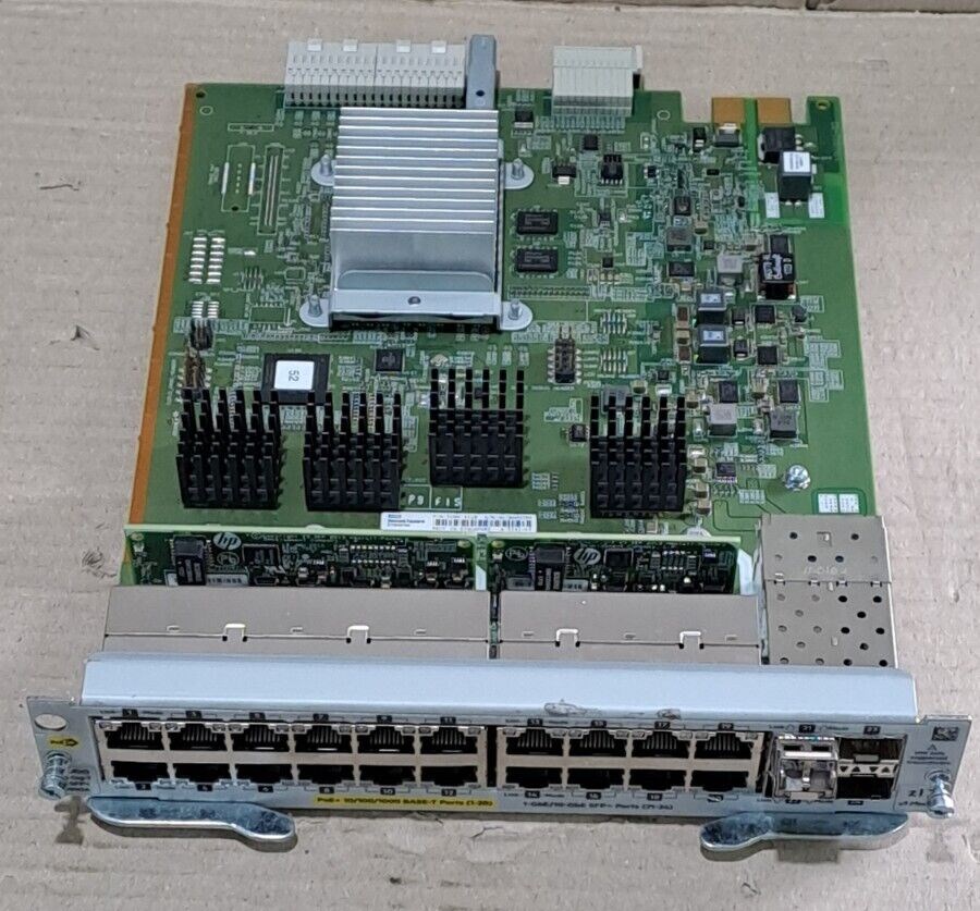 HPE Aruba J9990A 20P PoE+ 4P SFP+ V3 Zl2 Module