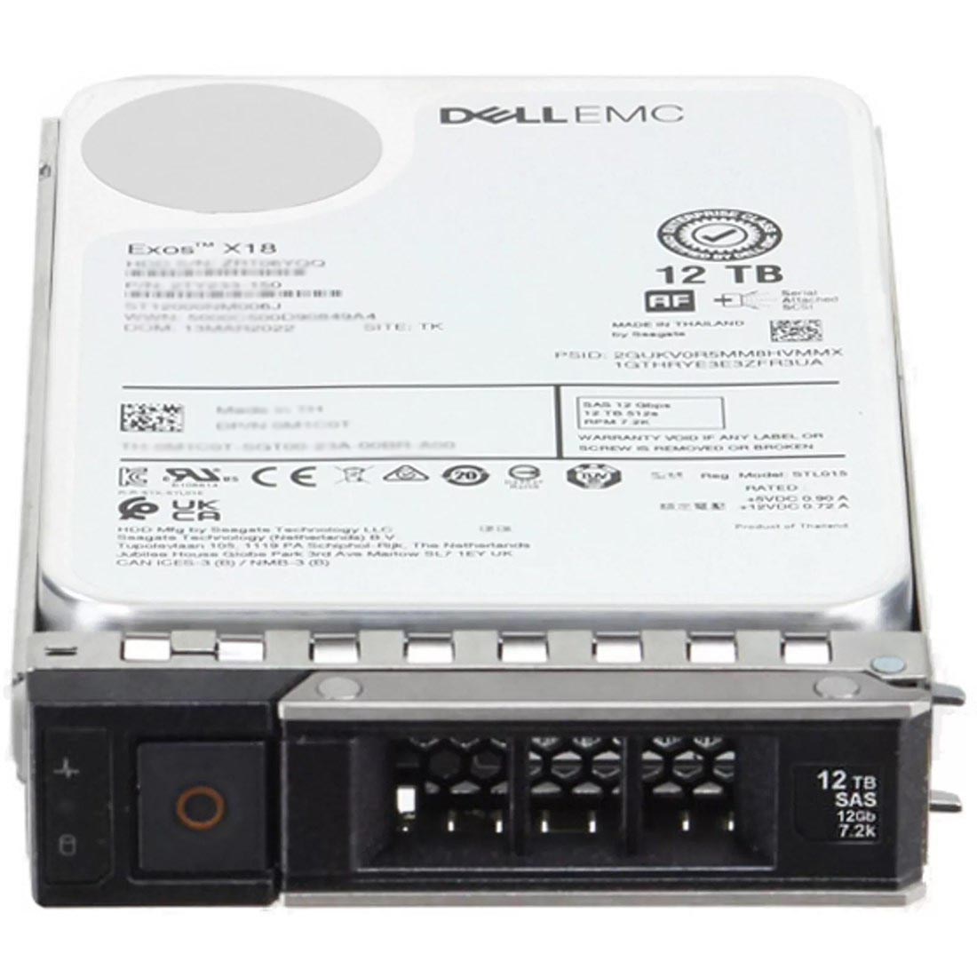 Dell 401-ABHX 12TB 7.2k NL SAS-12Gbps 512e 256MB 3.5inch Hdd with Tray
