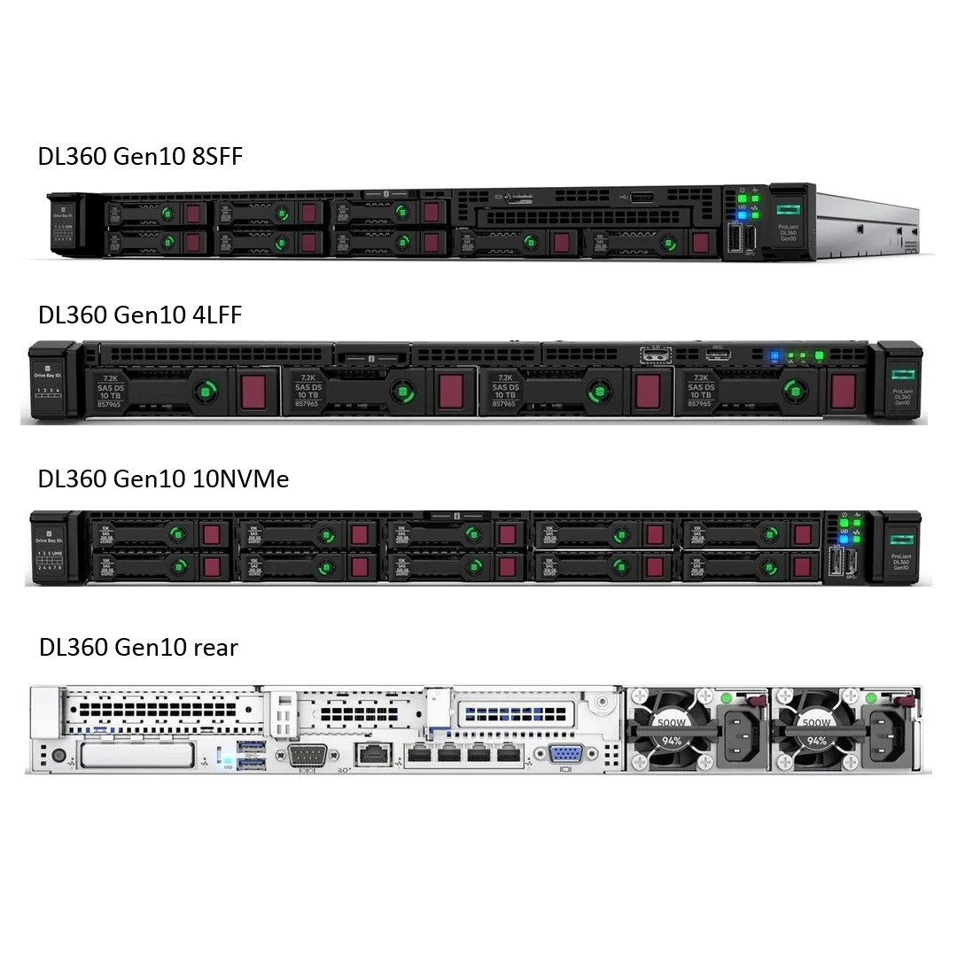 HPE P06453-B21 DL360 Gen10 4110 1P 16GB-R P408i-a 8SFF 500W PS Perf ...