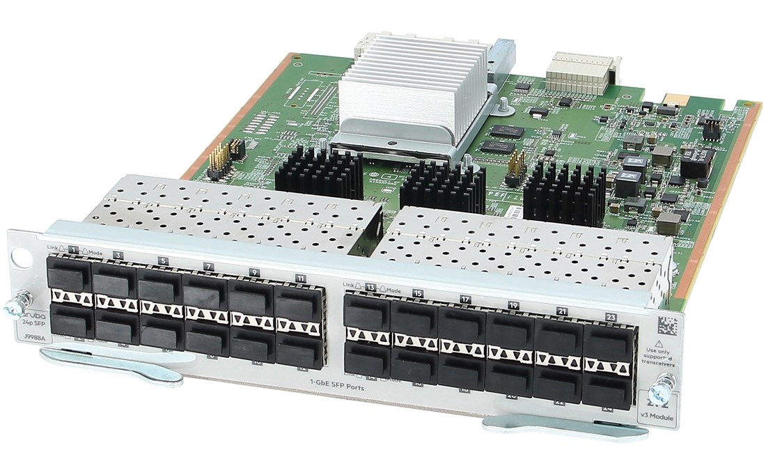 HPE J9988A Aruba 5400R 24-port 1GbE SFP MACsec v3 zl2 Module