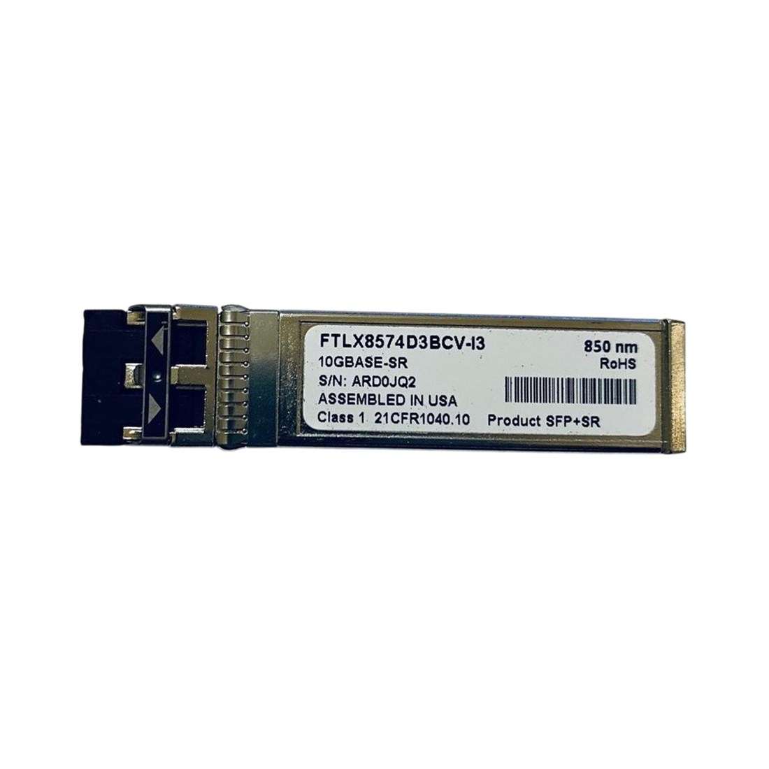 Intel FTLX8574D3BCV-I3 SFP+ Transceiver Module 1000BASE-SX, 10GBASE-SR ...