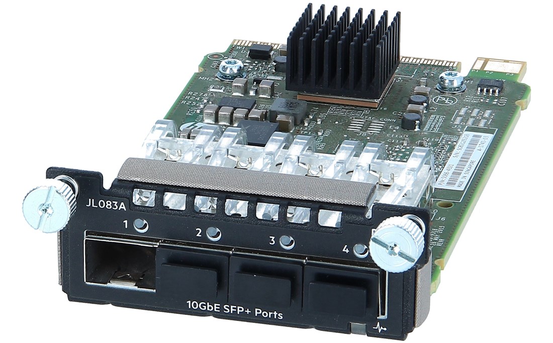 HPE JL083A Aruba 3810M/2930M 4-port 100M/1G/10G SFP+ MACsec Module