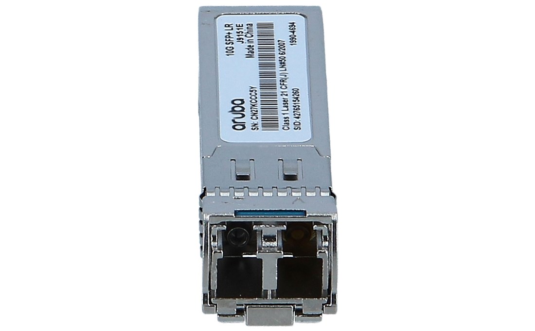 HPE J9151-61301 Aruba 10G SFP+ LC LR 10Km SMF XCVR New