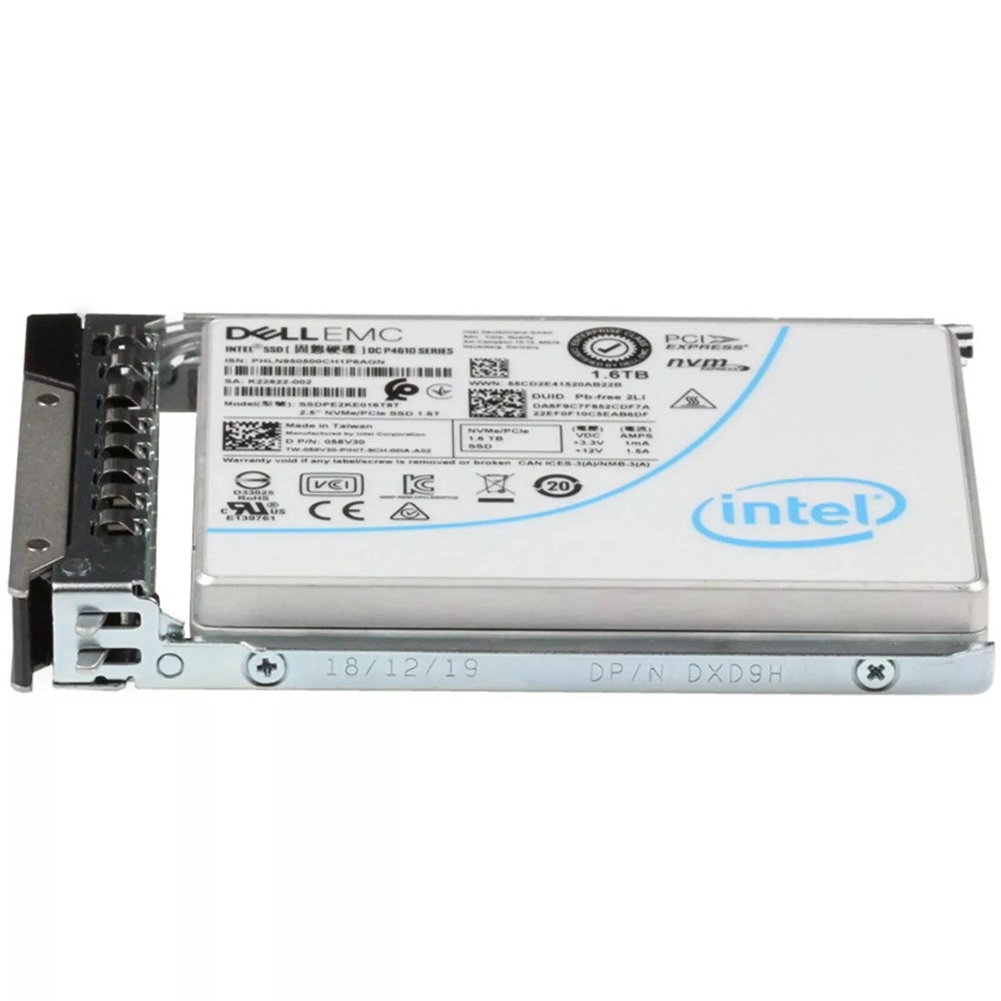 Dell 58V30 1.6TB TLC NVMe SSD 2.5" Gen3 x4 MU SSD